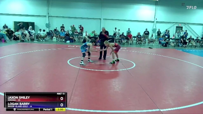 97 lbs 2nd Wrestleback (16 Team) - Jaxon Smiley, Indiana vs Logan Barry ...