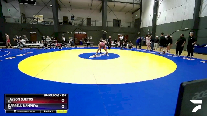 138 lbs 1st Place Match - Jayson Suetos, CA vs Darrell Nanpuya, WA