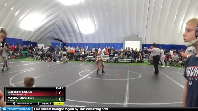 92 lbs Round 5 (8 Team) - Colton Fenner, CP Wrestling vs Mason Massaro ...