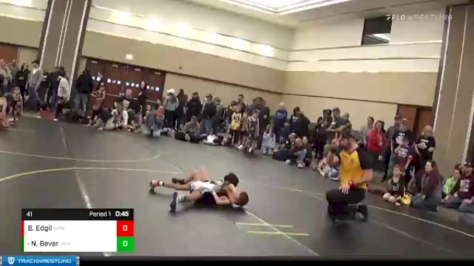 41 lbs Cons. Semi - Nathan Bever, Unattached vs Braxton Edgil, Hazel ...