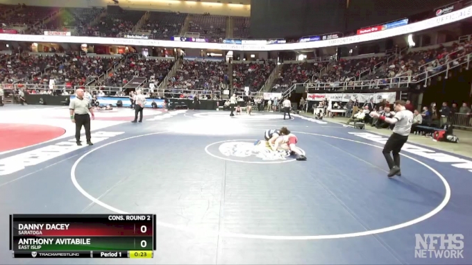 I-145 lbs Cons. Round 2 - Danny Dacey, Saratoga vs Anthony Avitabile ...