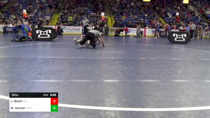 92 lbs Round Of 32 - William Edwards, West Branch vs Ethan Wodrig ...