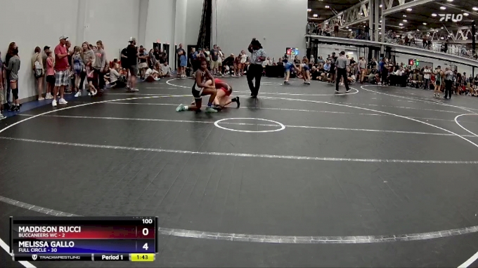 100 lbs Round 5 (8 Team) - Maddison Rucci, Buccaneers WC vs Melissa ...