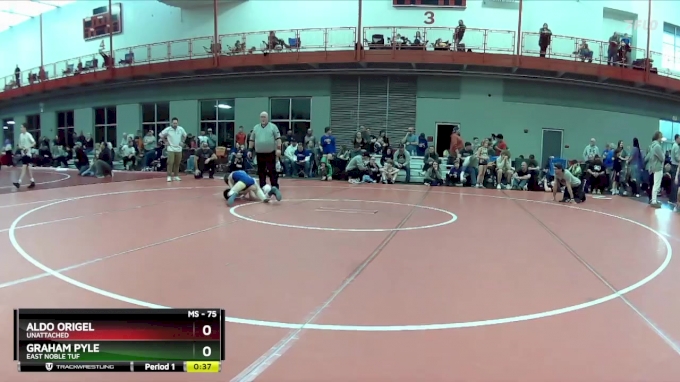 75 lbs Cons. Round 2 - Graham Pyle, East Noble TUF vs Aldo Origel ...
