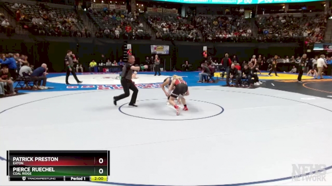 144-3A Champ. Round 1 - Patrick Preston, Eaton vs Pierce Ruechel, Coal ...