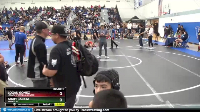 71 lbs Round 4 - Adam Galicia, Valdez WC vs Logan Gomez, Legacy ...