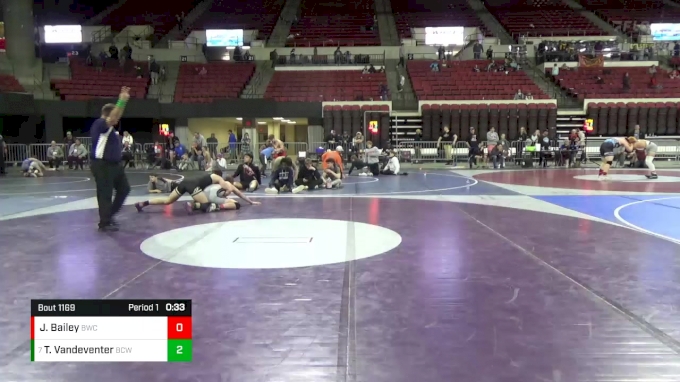160 lbs 5th Place Match - Tyler Vandeventer, Big Cat Wrestling vs Jake ...
