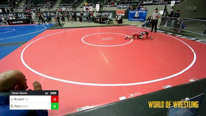 50 lbs Consolation - Jolee Kait Bryant, Tuttle Wrestling vs Quincy Parn ...