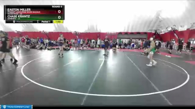 116-118 lbs Round 3 - Chase Krantz, Geneseo vs Easton Miller, Pequot ...