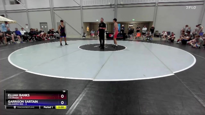 144 lbs Round 2 (8 Team) - Elijah Banks, Colorado vs Garrison Sartain ...