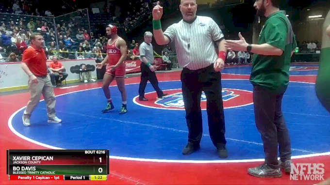 6A-165 lbs Semifinal - Bo Davis, Blessed Trinity Catholic vs Xavier ...