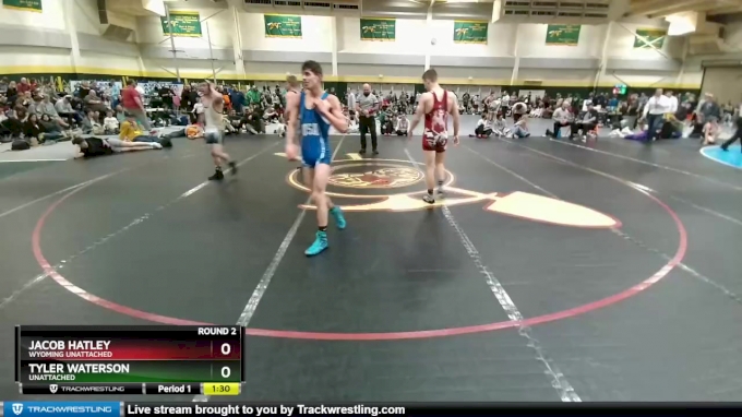 165 lbs Round 2 - Tyler Waterson, Unattached vs Jacob Hatley, Wyoming ...
