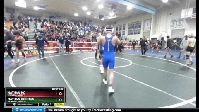113 lbs Cons. Round 2 - Nathan Dorman, Newport Harbor vs Nathan Ho ...
