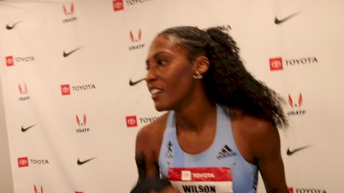 Ajee' Wilson Safely On To 800m Final