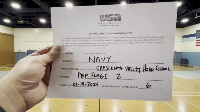 Crescenta Valley High School [Pep Flag - 2 Flag] 2024 USA Virtual ...
