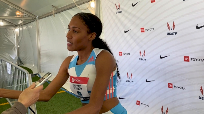 Ajee Wilson Feels Like She's Getting Closer To PB Shape