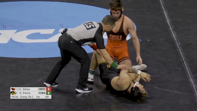 R16 149 lb, Ethan Stiles, Oregon State vs Kyle Parco, Iowa