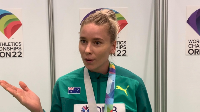 Eleanor Patterson Wins Close High Jump Competition