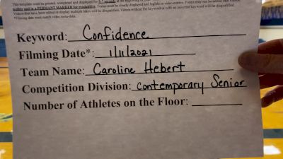 Caroline Hebert - Caroline Hebert [Senior Solo - ContemporaryLyrical ...