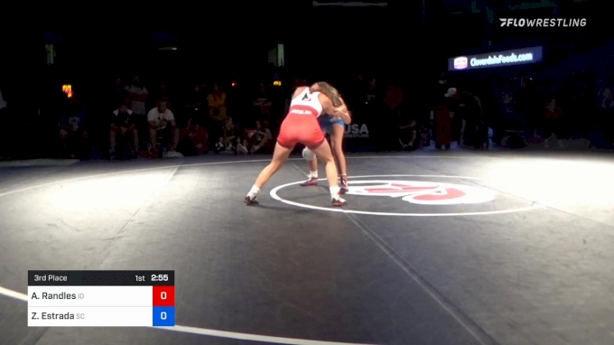 122 lbs 3rd Place - Alyssa Randles, Idaho vs Zao Estrada, South Carolina