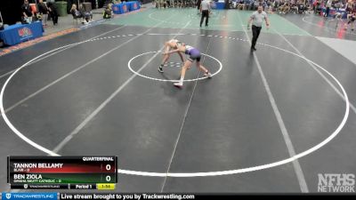 Ben Ziola (Omaha Skutt Catholic) over Tannon Bellamy (Blair)