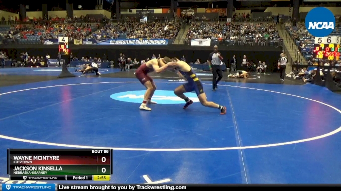 197 lbs Prelim Round 1 - Wayne McIntyre, Kutztown vs Jackson Kinsella ...
