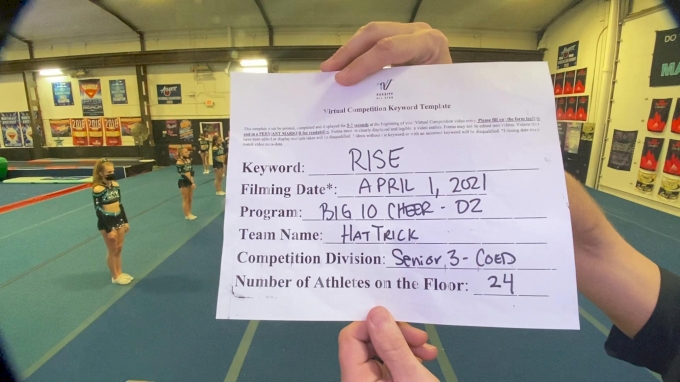 Big 10 Cheer - Hat Trick [L3 Senior Coed] 2021 The Regional Summit ...