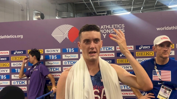 Graham Blanks Post Race Interview | World Athletics Championships Tokyo ...