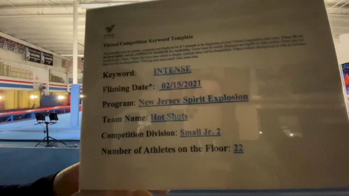 New Jersey Spirit Explosion - Hot Shots [L2 Junior - Small] 2021 ...