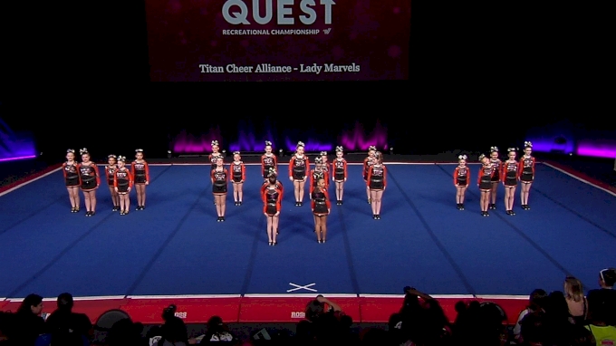 Titan Cheer Alliance - Lady Marvels [2022 L1 Performance Rec - 12Y (NON) - Large Semis] 2022 The ...