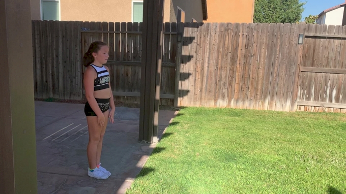 Alyssa Cruz - Running Tumbling [Level 1 - Week 1] 2020 Varsity TV Level ...