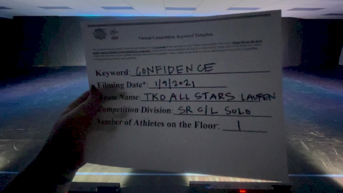 The Knockout All-Stars - Lauren Jarvis [Senior Solo ...