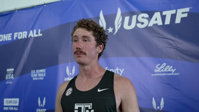 Sam Whitmarsh speaks on his Heart Surgery after 800m Prelims at the U.S ...