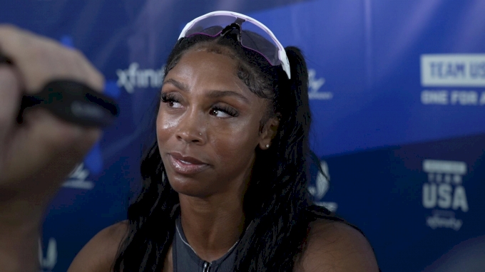 Alaysha Johnson Runs In Broken Spikes! 12.37 in U.S. Olympic 100m ...