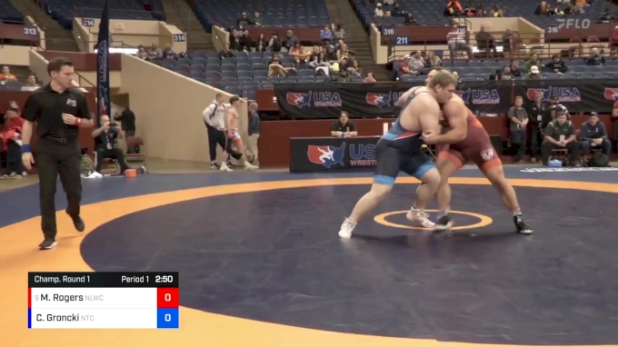 130 lbs Champ. Round 1 - Michael Rogers, Nittany Lion Wrestling Club vs ...