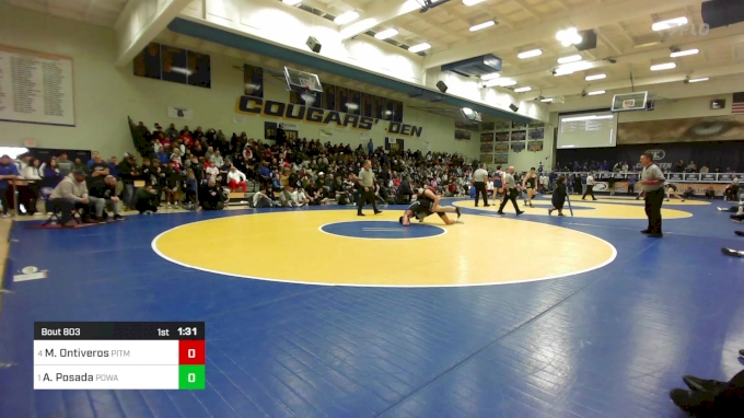 178 lbs Semifinal - Mason Ontiveros, Pitman vs Angelo Posada, Poway