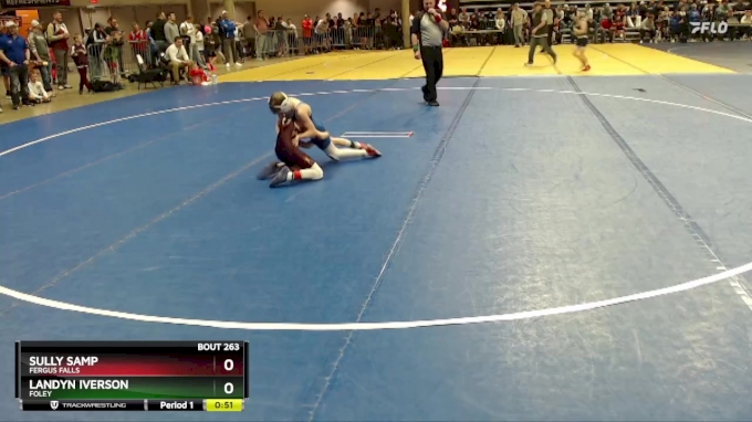 65 lbs Champ. Round 1 - Landyn Iverson, Foley vs Sully Samp, Fergus Falls