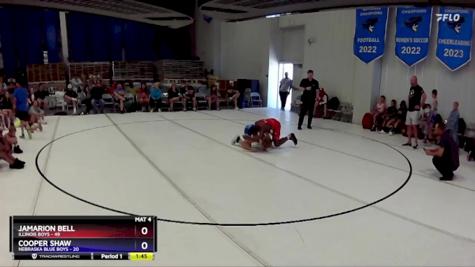 117 lbs Finals (2 Team) - Jamarion Bell, Illinois Boys vs Cooper Shaw ...
