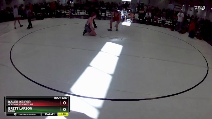 116 lbs Semifinal - Kaleb Keiper, Northwest Wrestling vs Brett Larson ...