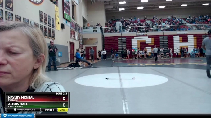152 lbs Quarterfinal - Alexis Hall, Canyon Ridge vs Hayley McNeal, Potlatch