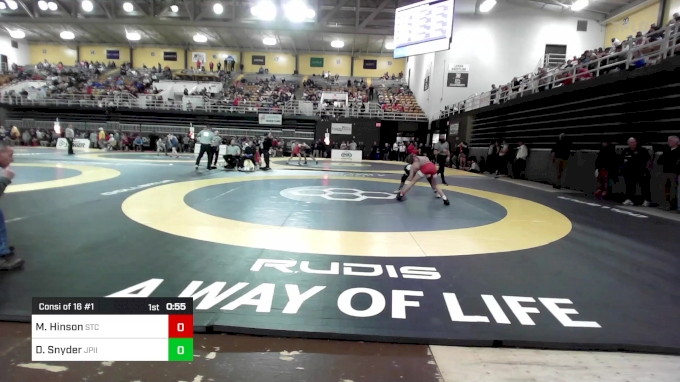 132 lbs Consi Of 16 #1 - Miles Hinson, St. Christopher's School vs ...