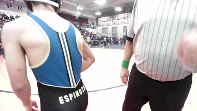 113 lbs Cons. Round 2 - Preston Espinoza, Olympian vs Connor Swann ...