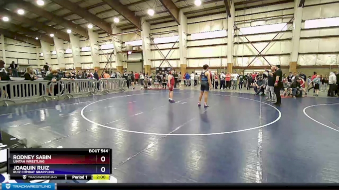 187 lbs Round 1 - Rodney Sabin, Uintah Wrestling vs Joaquin Ruiz, Ruiz ...