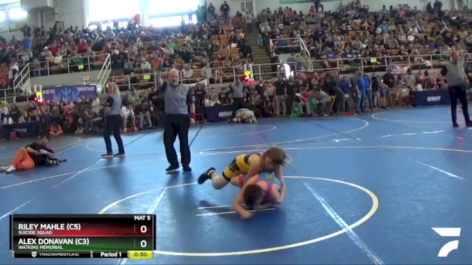 Quarterfinal - Alex Donavan (c3), Watkins Memorial vs Riley Mahle (c5 ...