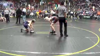 100 lbs Quarterfinal - Luke Paxton, Grand Ledge WC vs Nathan Beauchamp ...
