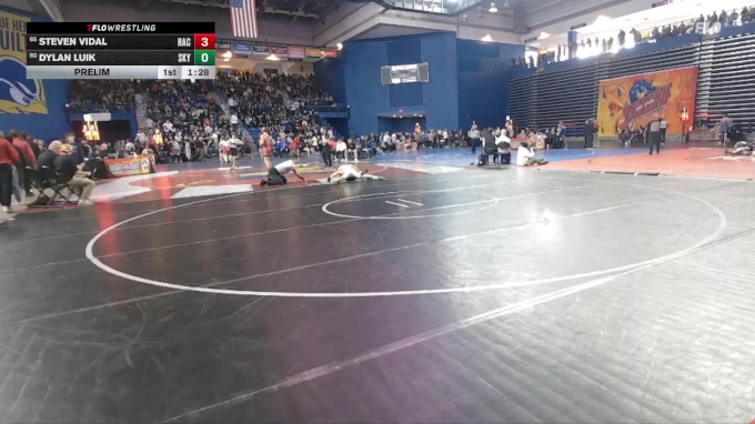 106 lbs Prelim - Steven Vidal, Hackettstown vs Dylan Luik, Skyline