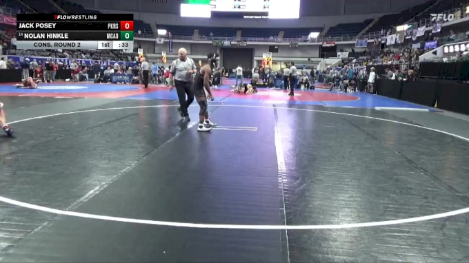 6A 132 lbs Cons. Round 2 - Nolan Hinkle, Mcadory vs Jack Posey, Pike ...
