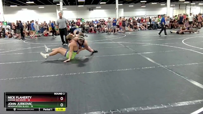 150 lbs Round 2 (4 Team) - John Jurkovic, Headhunters Black vs Nick ...