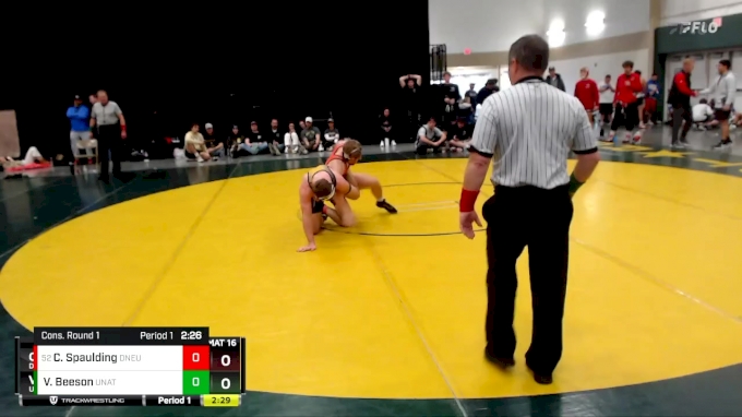 165 lbs Cons. Round 1 - Cooper Spaulding, Doane University vs Vince ...