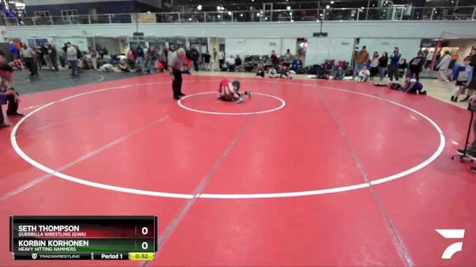 131 lbs Cons. Round 4 - Korbin Korhonen, Heavy Hitting Hammers vs Seth ...